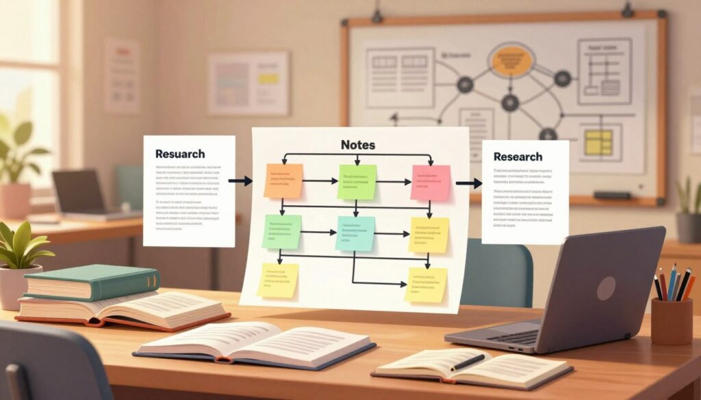 The Research Workflow: Sources → Notes → Outline → Draft